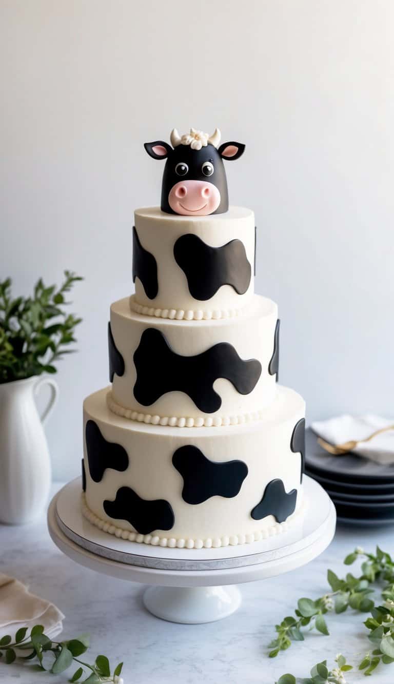 10 Cow Cake Decorating Ideas: Adorable Farm-Fresh Designs - The Melrose ...