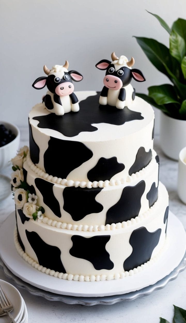 10 Cow Cake Decorating Ideas: Adorable Farm-Fresh Designs - The Melrose ...