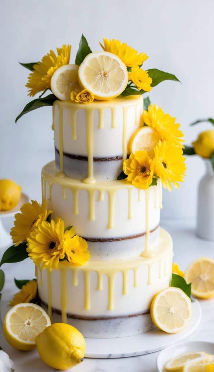 27 Lemon Cake Decorating Ideas: Bright, Zesty Treats - The Melrose Family