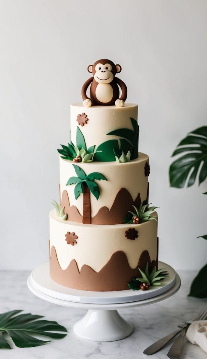 24 Monkey Cake Decorating Ideas: Fun & Creative Designs - The Melrose ...