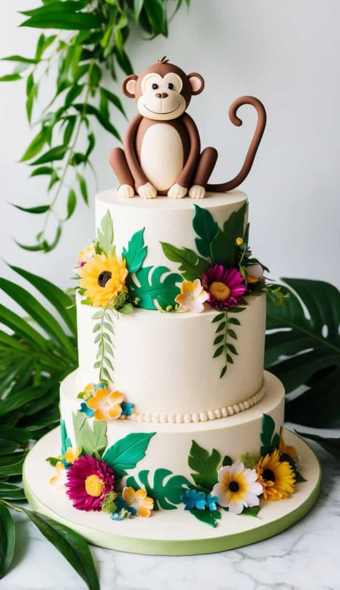 24 Monkey Cake Decorating Ideas: Fun & Creative Designs - The Melrose ...