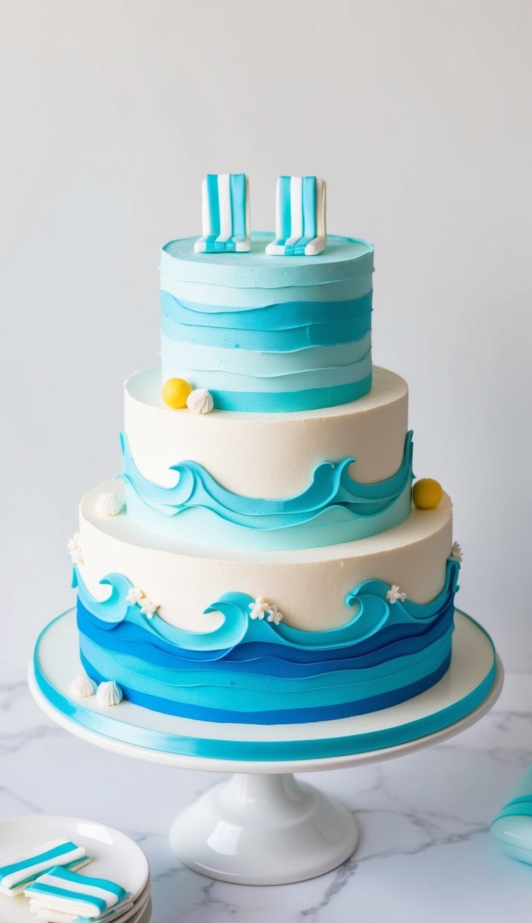 11 Pool Party Cake Decorating Ideas To Splash Into Summer - The Melrose ...