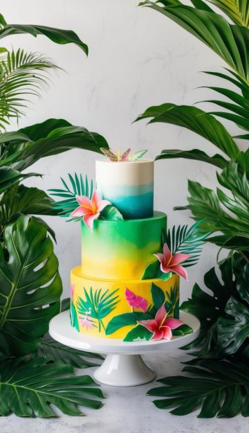 20 Tropical Cake Decorating Ideas: Paradise on Your Table - The Melrose ...