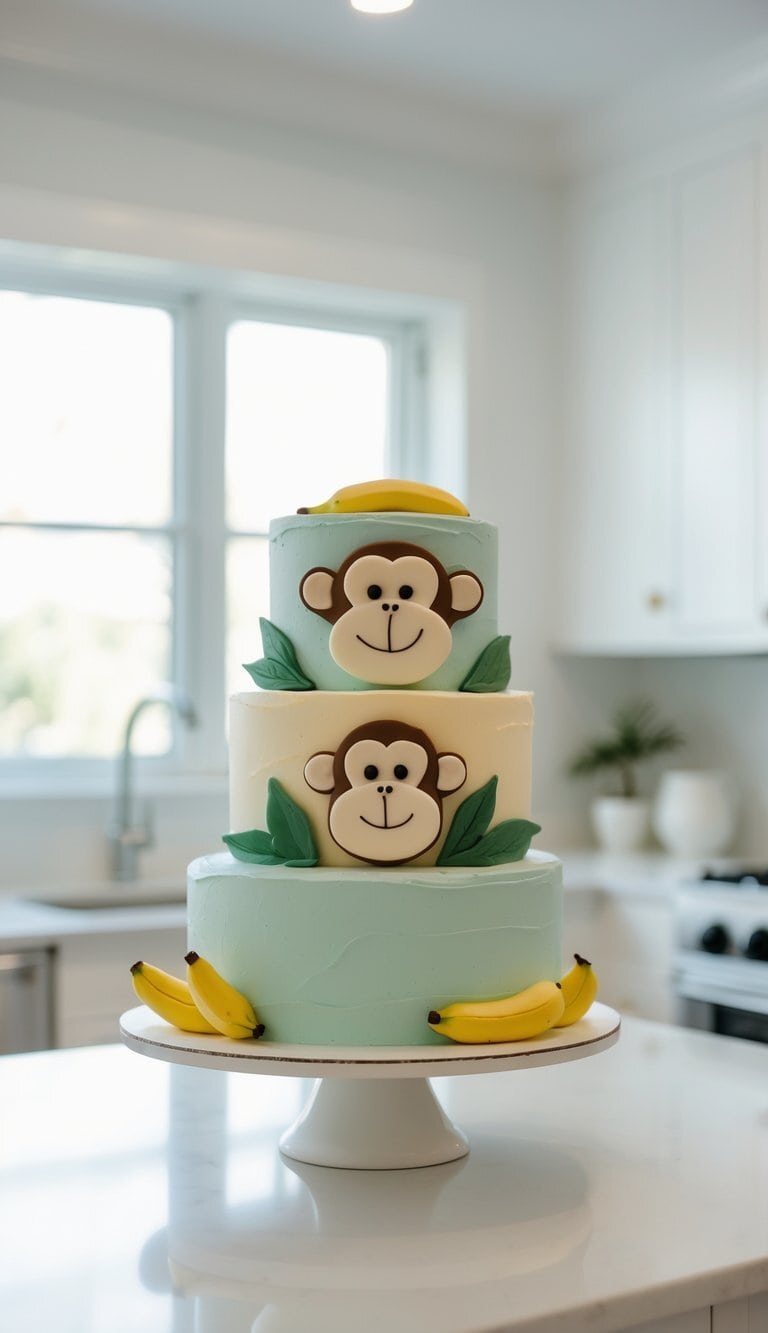 24 Monkey Cake Decorating Ideas: Fun & Creative Designs - The Melrose ...