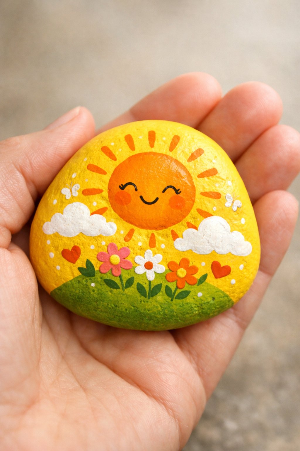 26 Positive Painted Rocks Ideas To Brighten Your Day - The Melrose Family