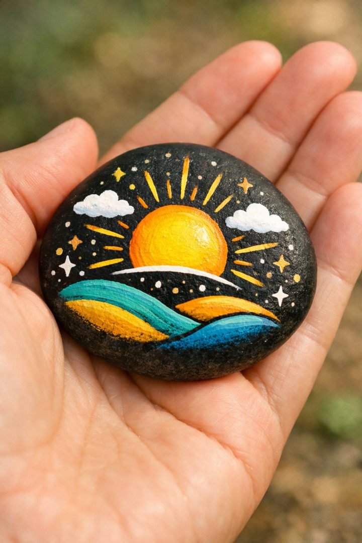 26 Positive Painted Rocks Ideas To Brighten Your Day - The Melrose Family