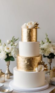 28 Gold Cake Decorating Ideas: Stunning Luxurious Designs - The Melrose ...