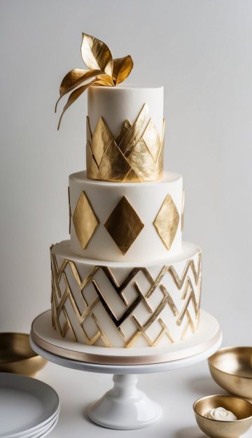 28 Gold Cake Decorating Ideas: Stunning Luxurious Designs - The Melrose ...