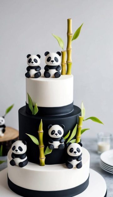 20 Panda Cake Decorating Ideas: Adorable Black-and-White Treats - The ...