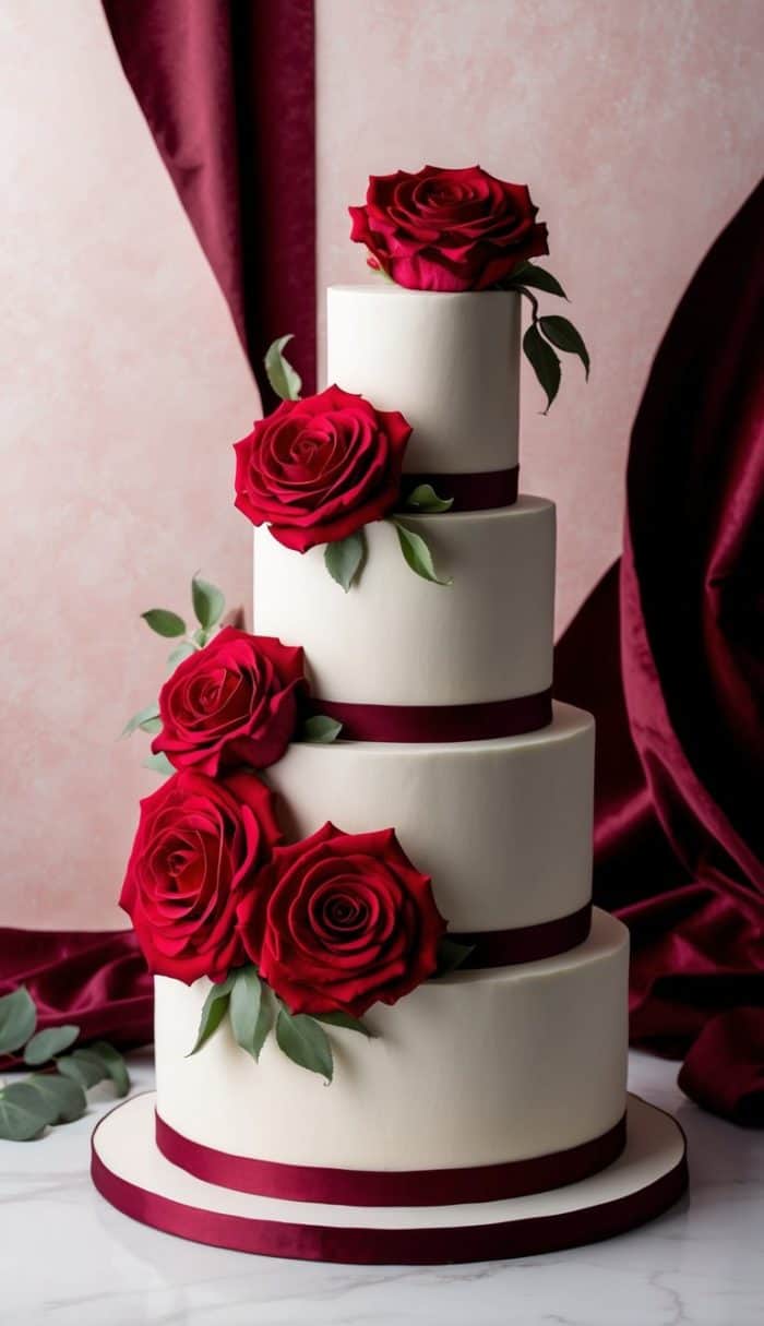 23 Red Cake Decorating Ideas: Bold and Festive Desserts - The Melrose ...