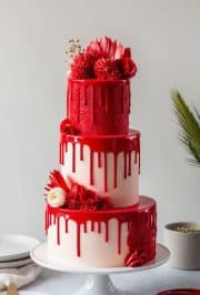 23 Red Cake Decorating Ideas: Bold and Festive Desserts - The Melrose ...