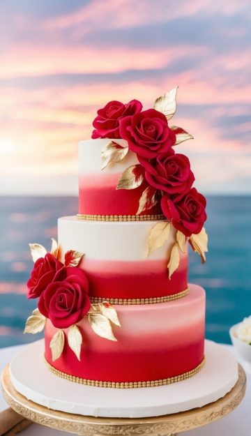 23 Red Cake Decorating Ideas: Bold and Festive Desserts - The Melrose ...