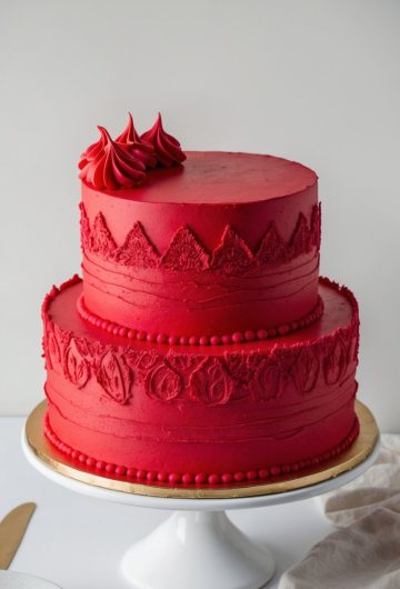 23 Red Cake Decorating Ideas: Bold and Festive Desserts - The Melrose ...