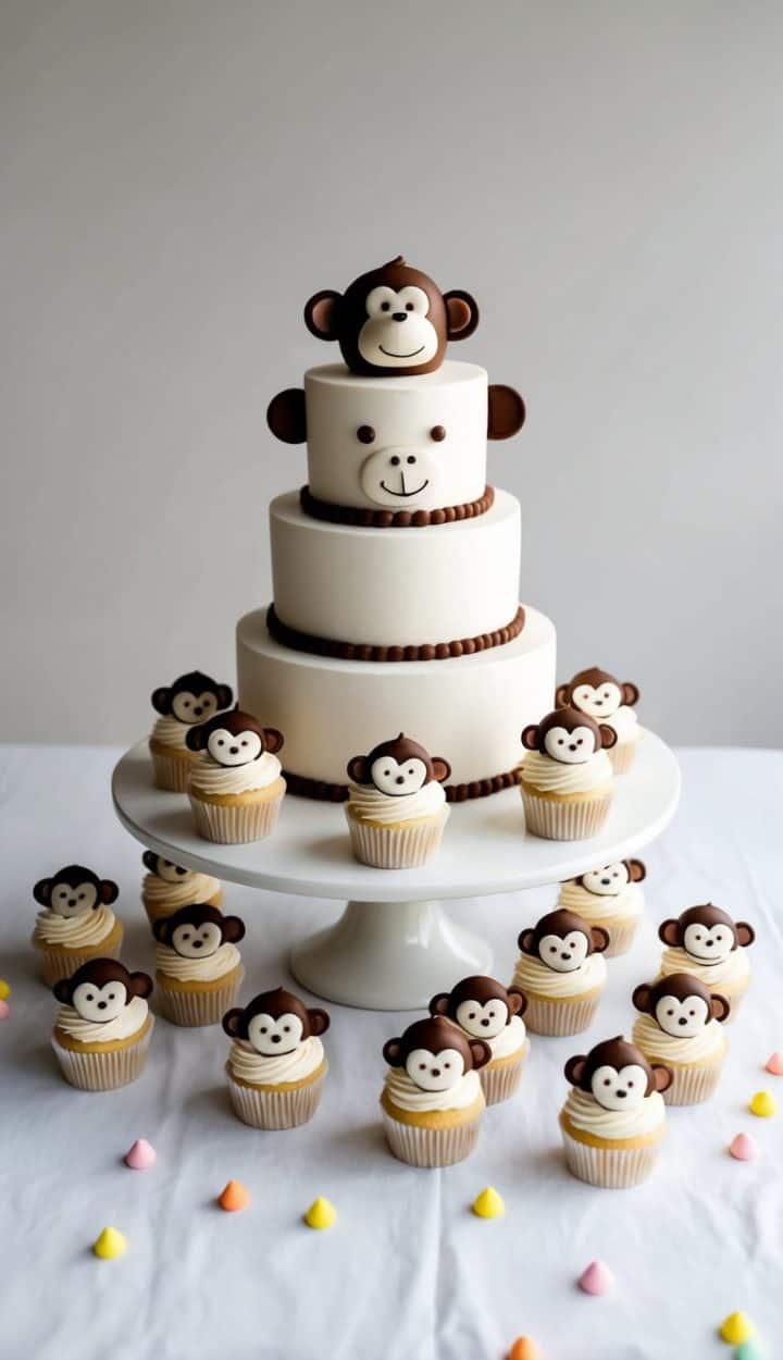 24 Monkey Cake Decorating Ideas: Fun & Creative Designs - The Melrose ...