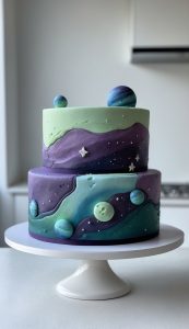 15 Space Cake Decorating Ideas: Out-of-This-World Designs - The Melrose ...