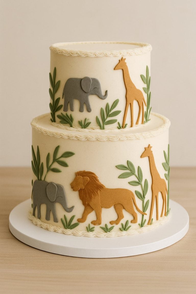 22 Safari Cake Ideas: Wild and Cute Designs - The Melrose Family