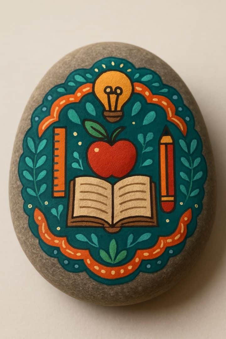 23 Back to School Painted Rocks Ideas: Brighten Up Classrooms! - The ...