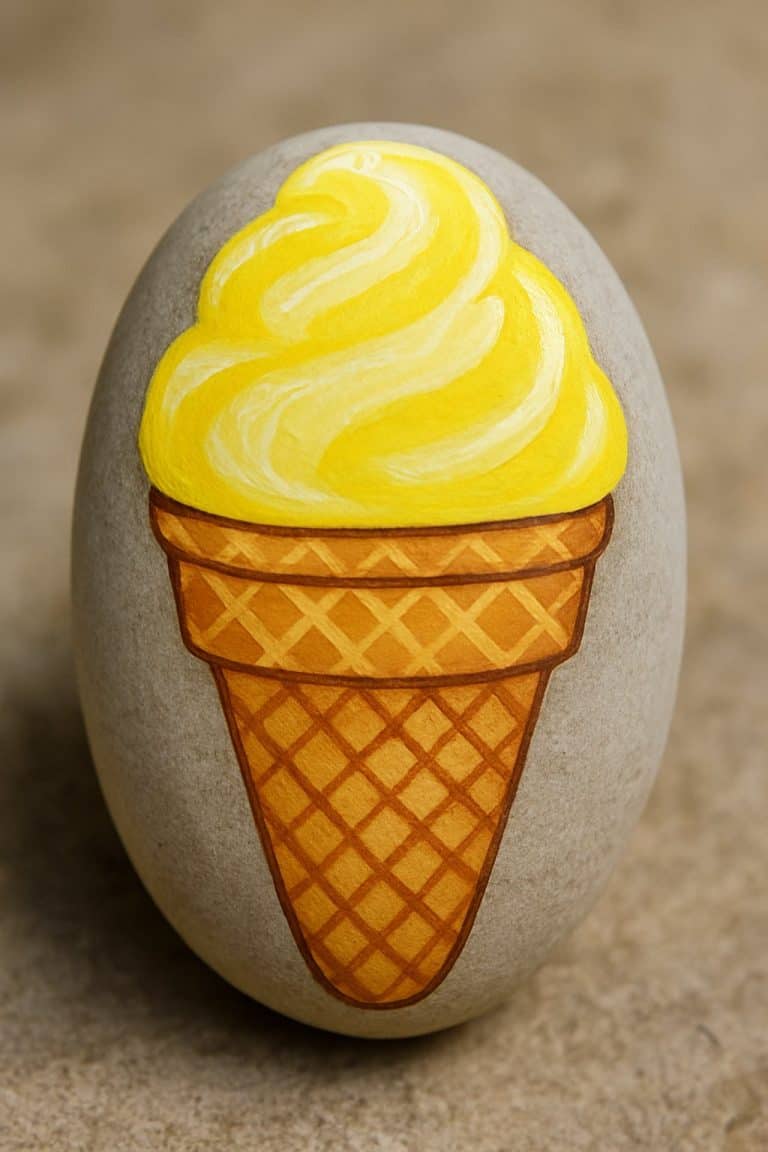 19 Ice Cream Painted Rocks Ideas: Sweet Summer Craft Inspo - The ...