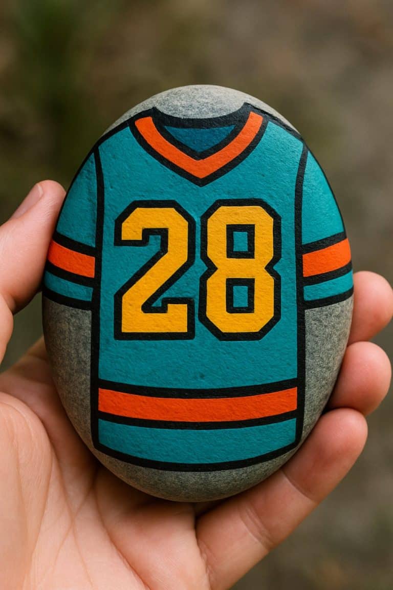 25 Football Painted Rock Ideas for Kids and Tailgate Parties - The ...