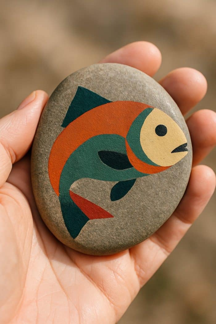 49 Fish Painted Rocks Ideas: Your Next Craft Project - The Melrose Family