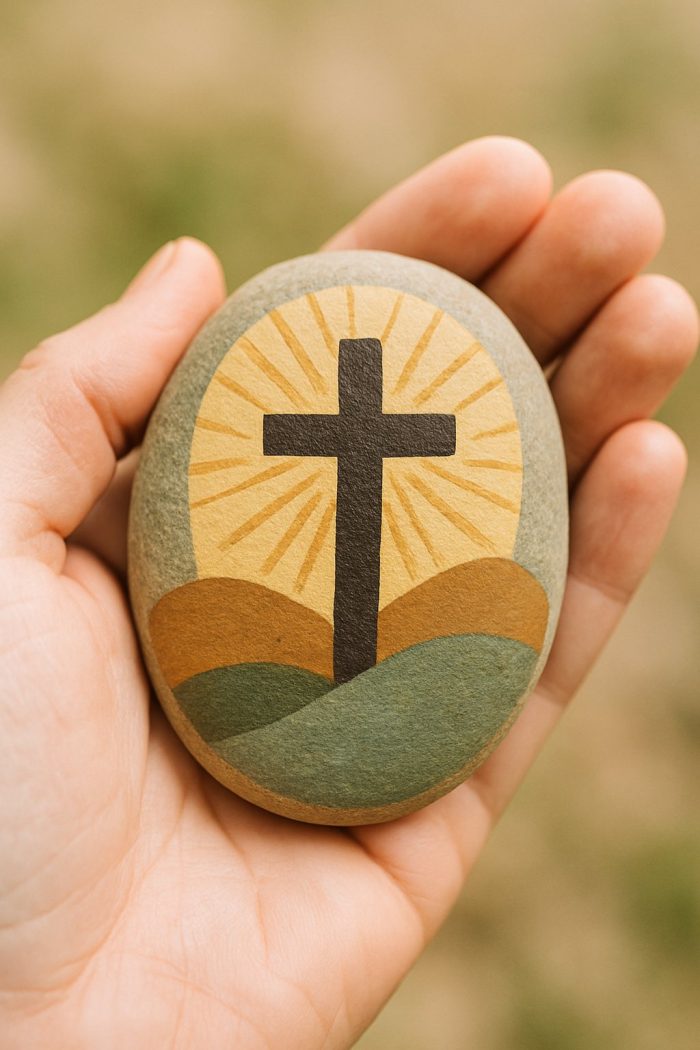 26 Faith Painted Rocks Ideas To Inspire and Encourage - The Melrose Family
