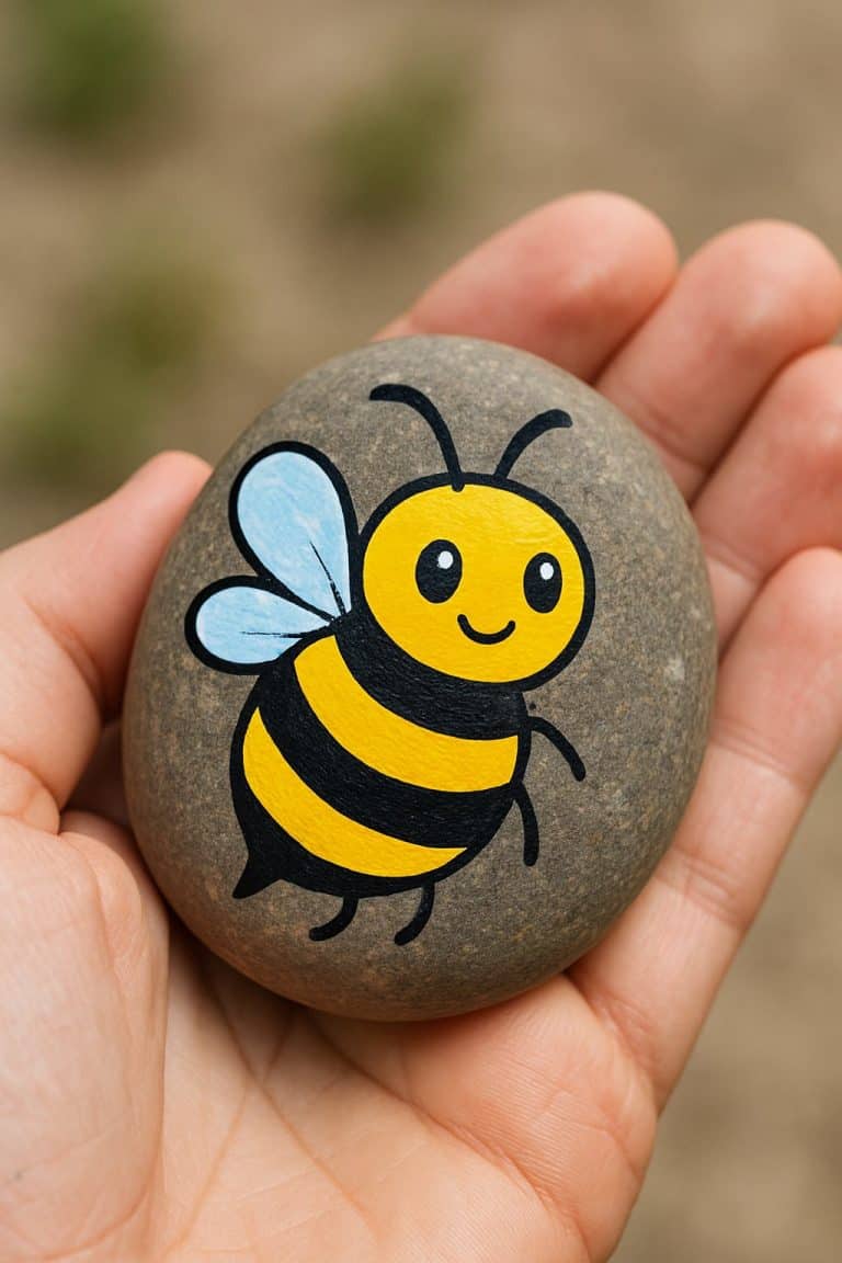 14 Bee Painted Rocks Ideas: Fun and Creative Designs for All Ages - The ...