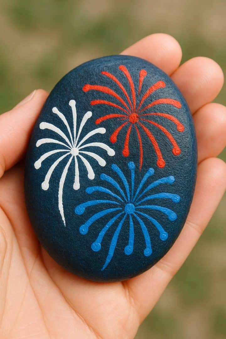 23 Patriotic Painted Rocks Ideas To Celebrate the Country - The Melrose ...