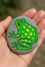 20 Frog Painted Rocks Ideas: Fun, Easy Nature-Inspired Crafts - The ...