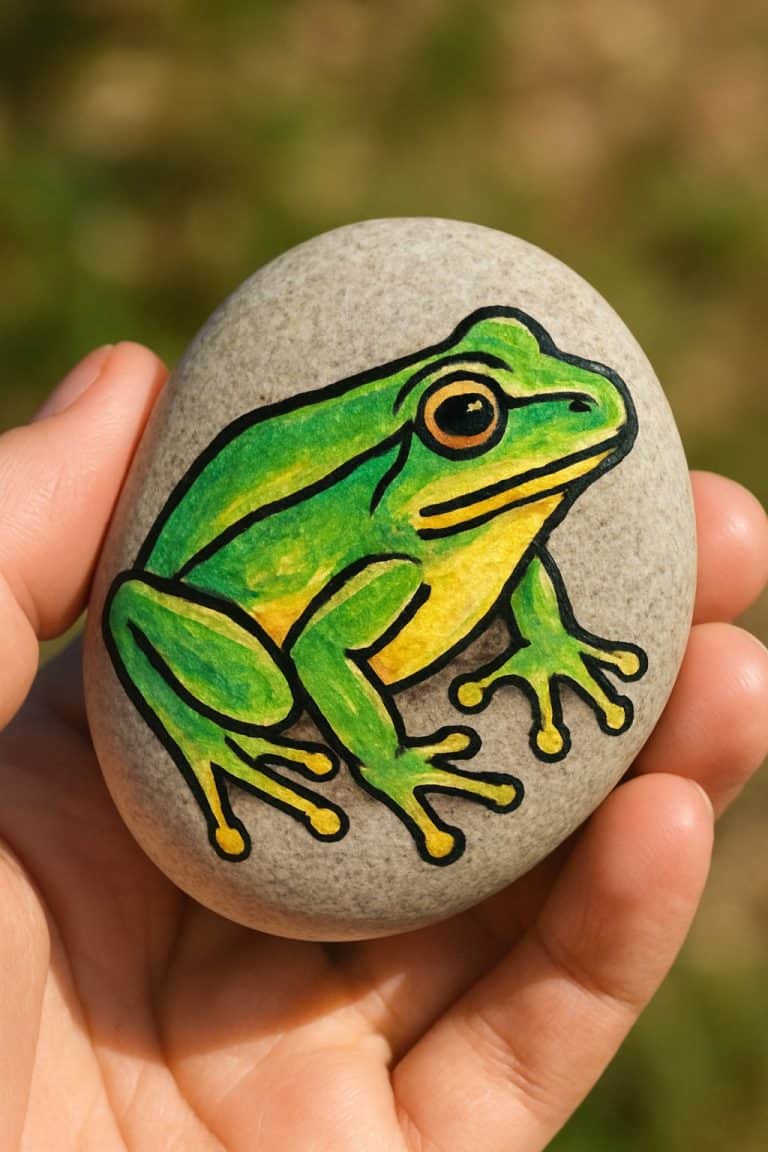 20 Frog Painted Rocks Ideas: Fun, Easy Nature-Inspired Crafts - The ...