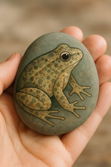 20 Frog Painted Rocks Ideas: Fun, Easy Nature-Inspired Crafts - The ...