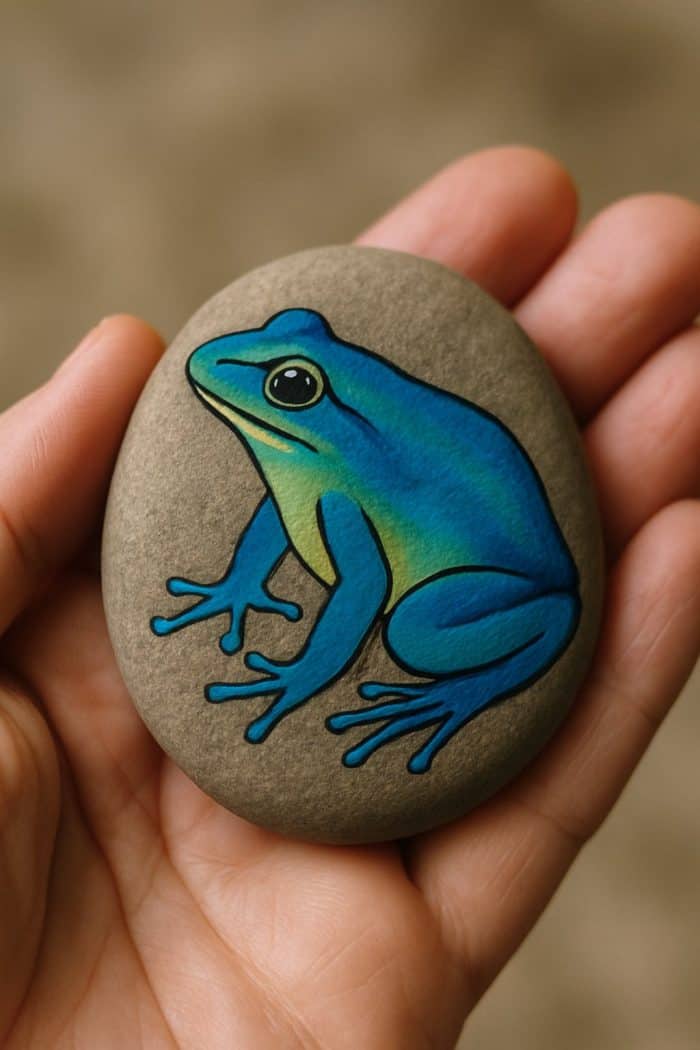 20 Frog Painted Rocks Ideas: Fun, Easy Nature-Inspired Crafts - The ...