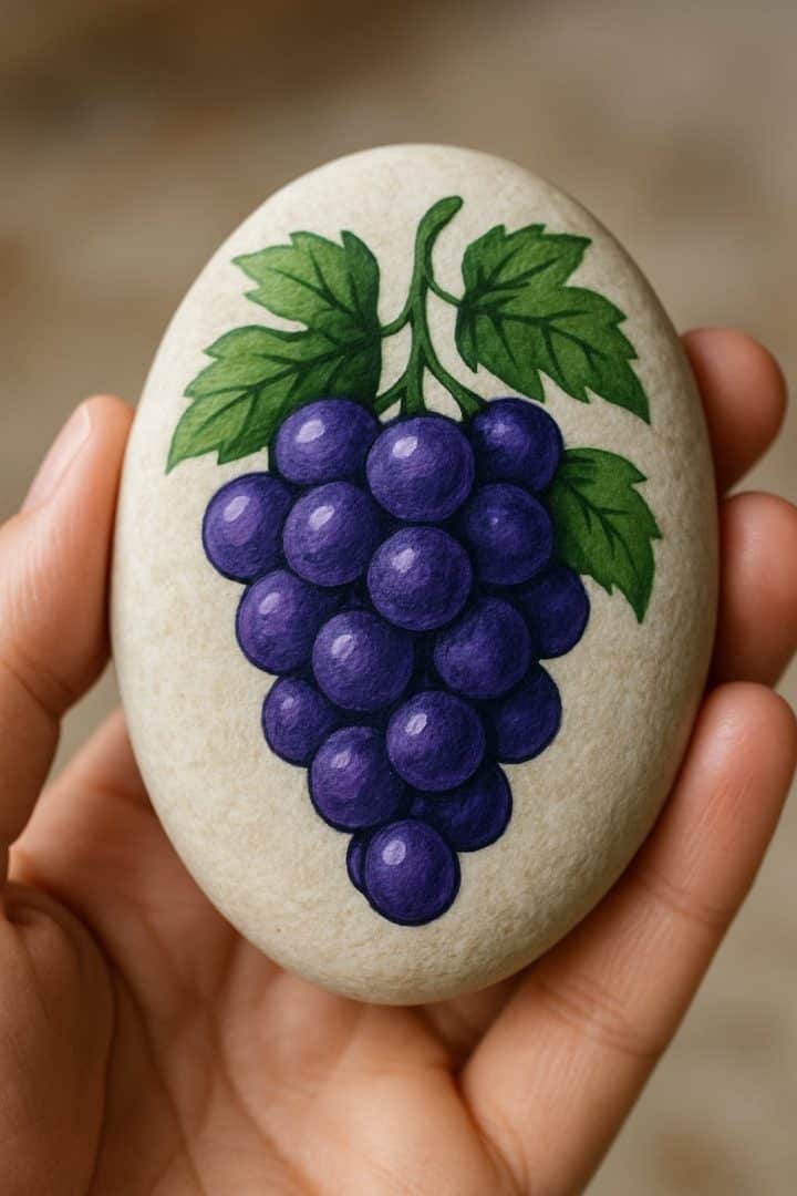 28 Food Painted Rocks Ideas for Tasty DIY Decor and Crafts - The ...