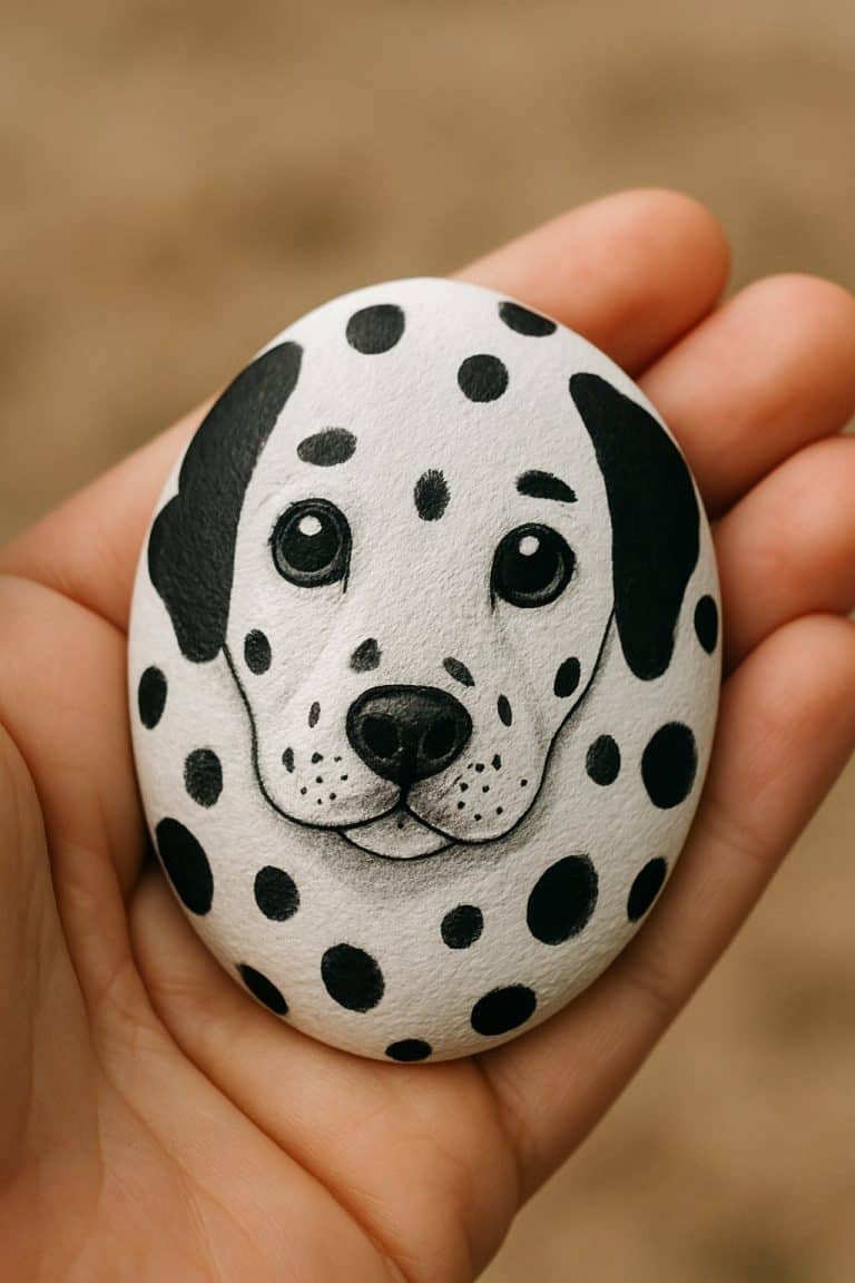 30 Dog Painted Rocks Ideas for Pet Lovers - The Melrose Family
