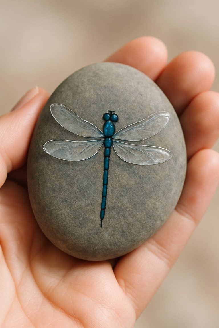 20 Dragonfly Painted Rocks Ideas: Fluttering Inspo for Your Home - The ...