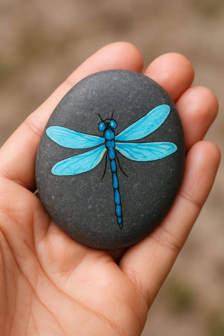 20 Dragonfly Painted Rocks Ideas: Fluttering Inspo for Your Home - The ...