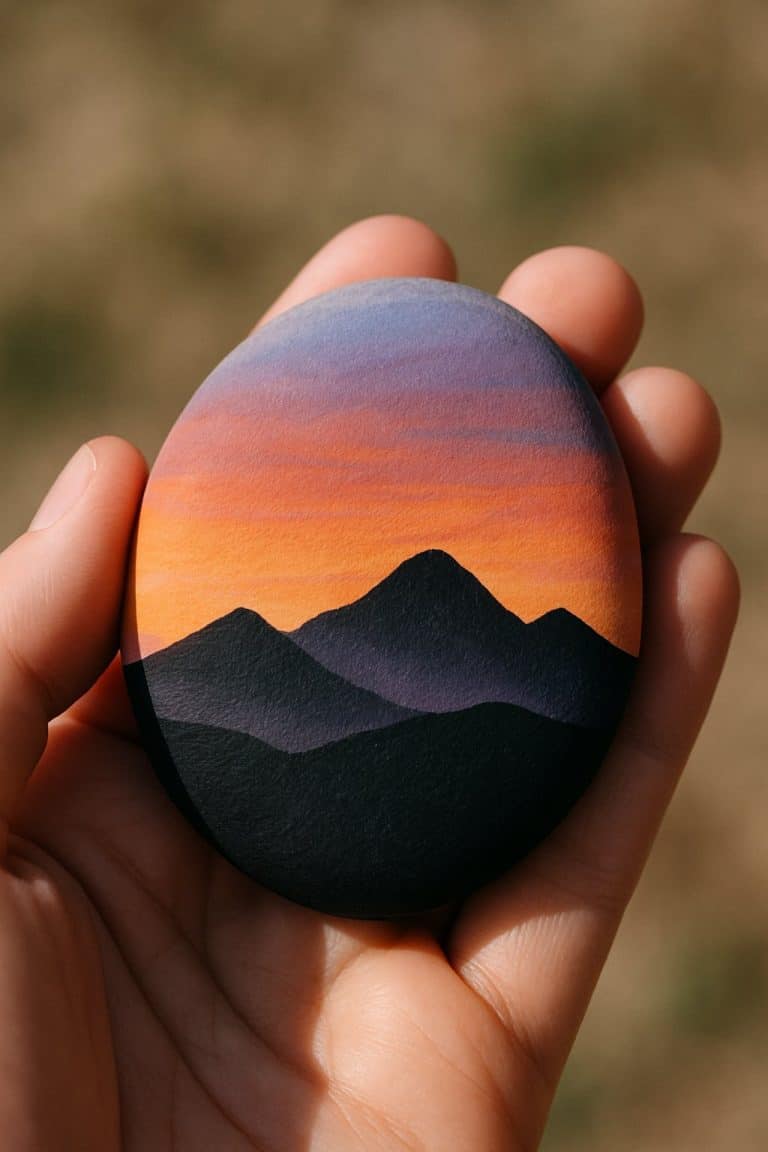 31 Mountain Painted Rocks Ideas for Nature Lovers - The Melrose Family