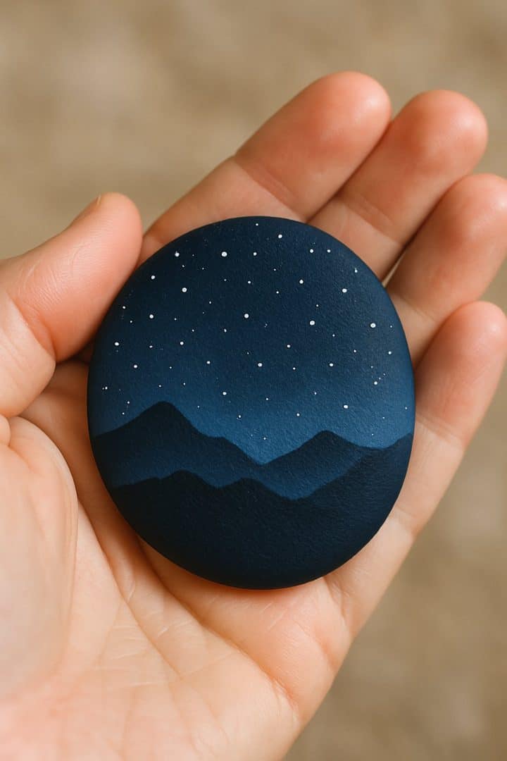 31 Mountain Painted Rocks Ideas for Nature Lovers - The Melrose Family