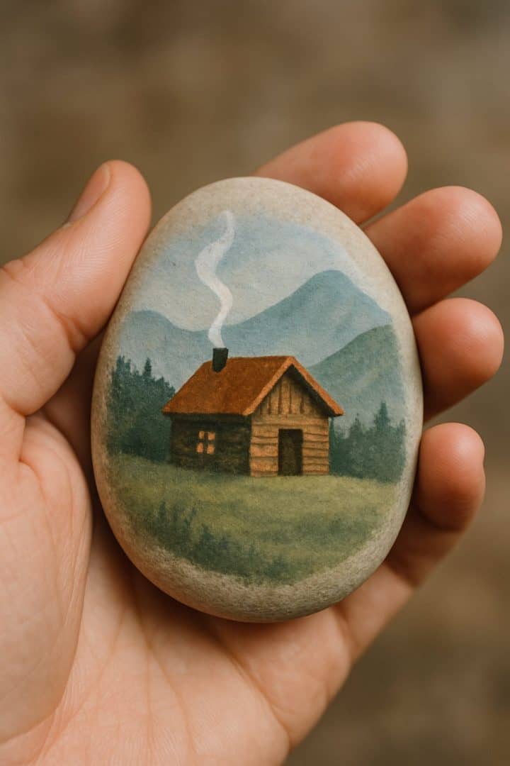 31 Mountain Painted Rocks Ideas for Nature Lovers - The Melrose Family