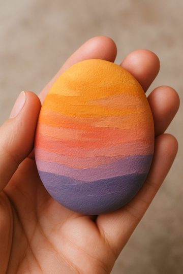 29 Sunset Painted Rocks Ideas: Inspo for Stunning Rock Art - The ...