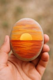 29 Sunset Painted Rocks Ideas: Inspo for Stunning Rock Art - The ...