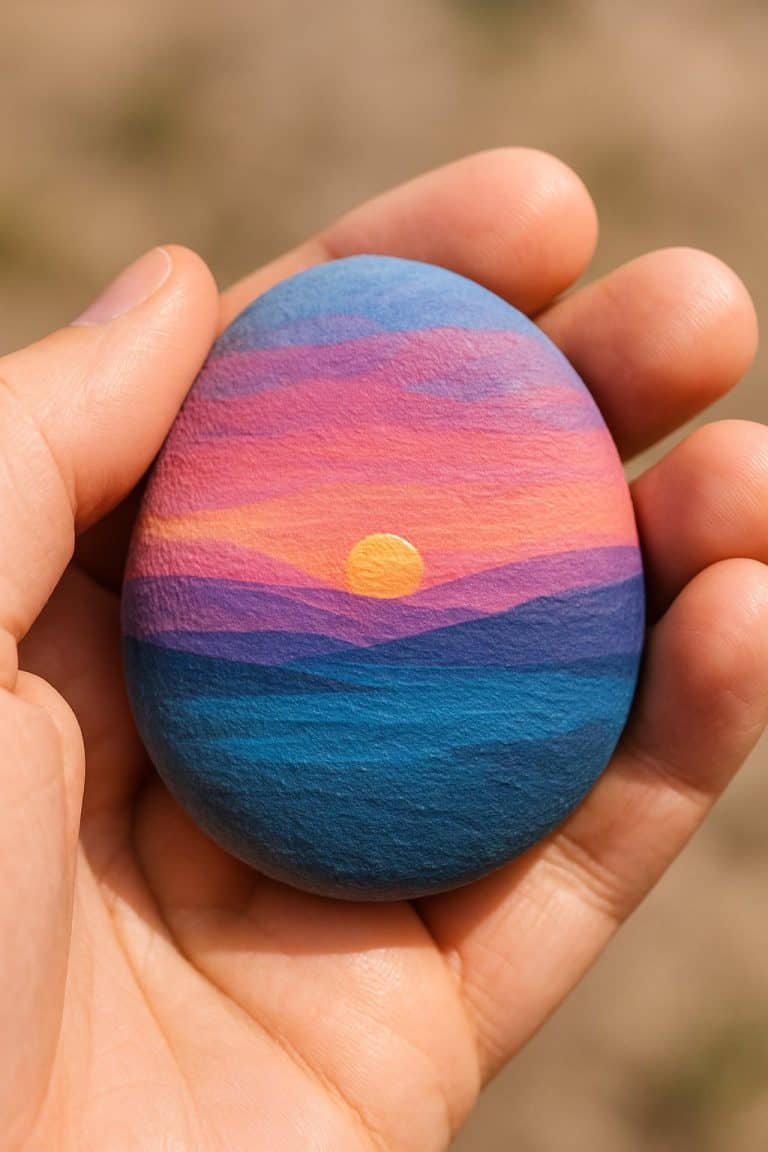 29 Sunset Painted Rocks Ideas: Inspo for Stunning Rock Art - The ...