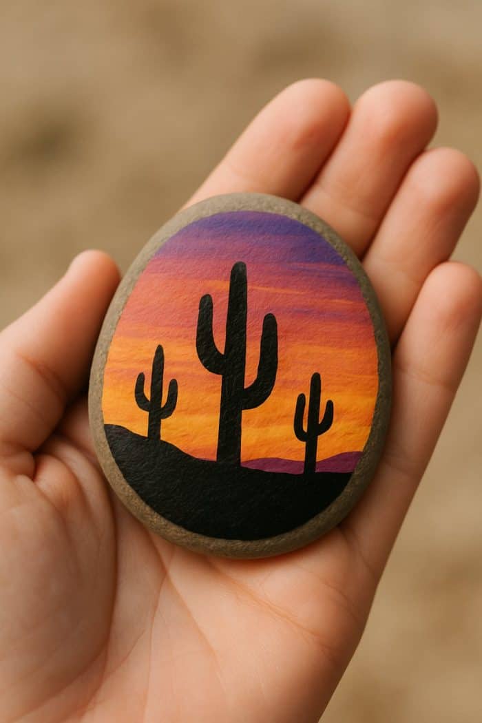 29 Sunset Painted Rocks Ideas: Inspo for Stunning Rock Art - The ...