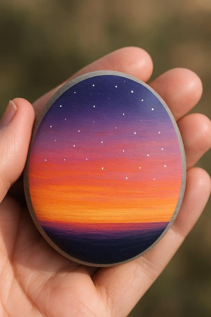 29 Sunset Painted Rocks Ideas: Inspo for Stunning Rock Art - The ...