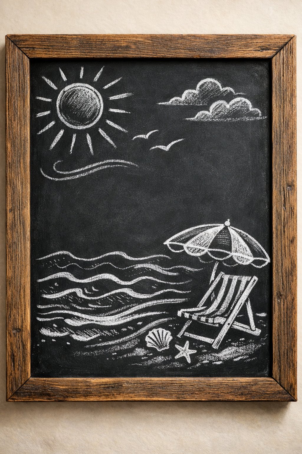 30 Beach Chalkboard Art Ideas for Fun & Creative Coastal Decor - The ...
