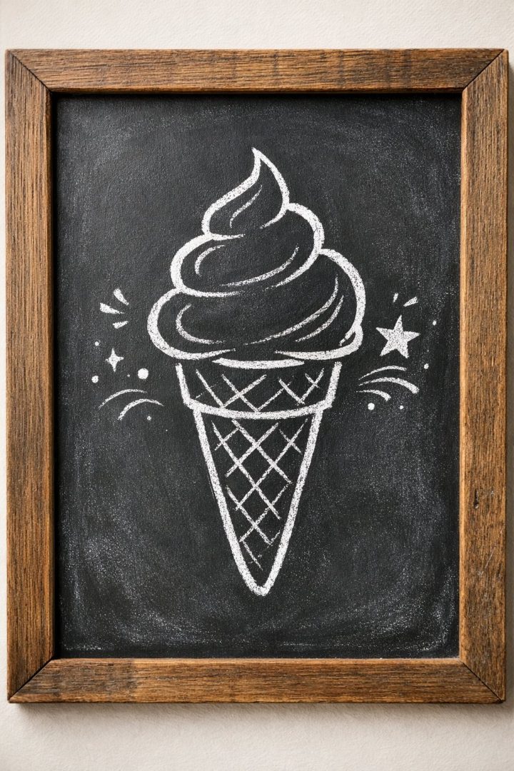 26 Ice Cream Chalkboard Art Ideas To Sweeten Up Your Space - The ...