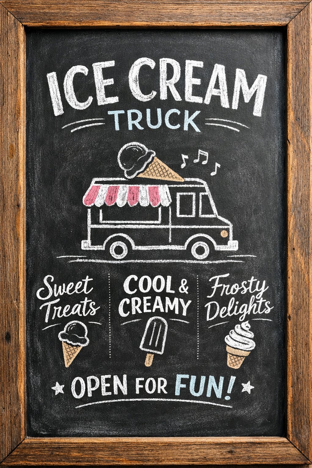 26 Ice Cream Chalkboard Art Ideas To Sweeten Up Your Space - The ...