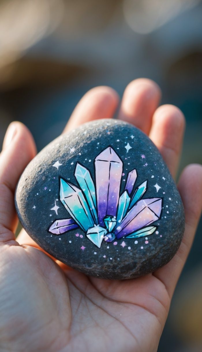 25 Fairy Garden Painted Rocks Ideas That Spark Magic - The Melrose Family
