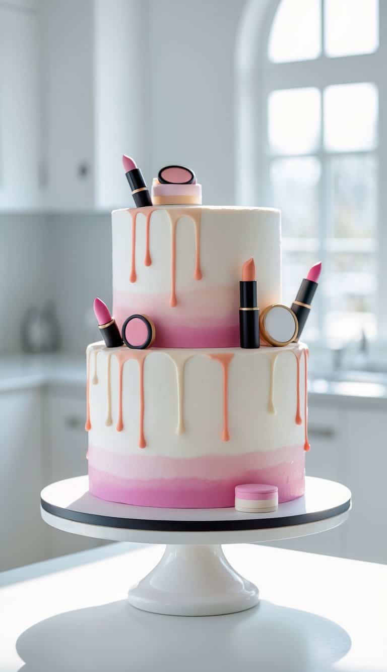 11 Makeup Cake Decorating Ideas for Beauty Enthusiasts - The Melrose Family