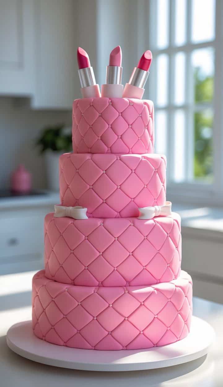 25 Makeup Cake Decorating Ideas for Beauty Enthusiasts - The Melrose Family
