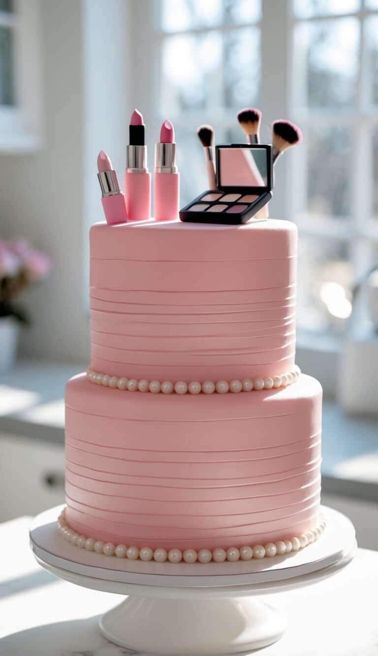 25 Makeup Cake Decorating Ideas for Beauty Enthusiasts - The Melrose Family